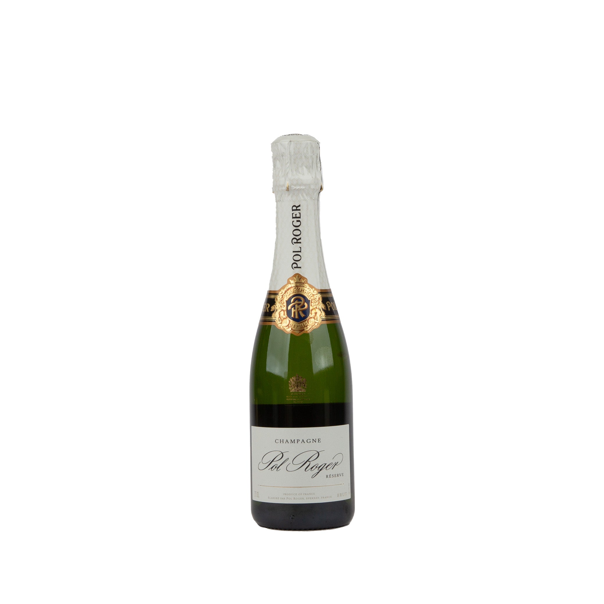 Pol Roger Brut White foil NV Champagne Half Bottle (375ml) – Emperor ...
