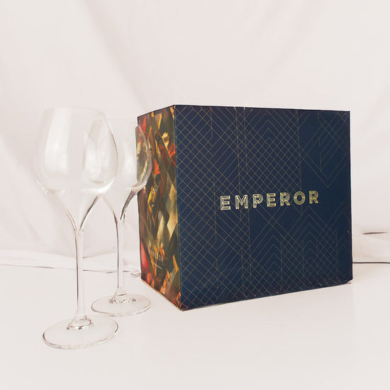 Emperor Crystal Tulip Glassware Six Pack | Emperor Champagne